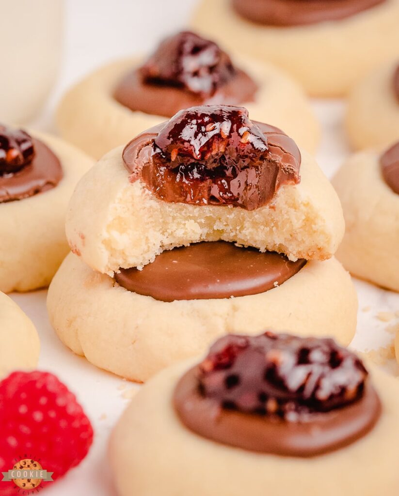 CHOCOLATE RASPBERRY THUMBPRINT COOKIES – Recipe Ketchup